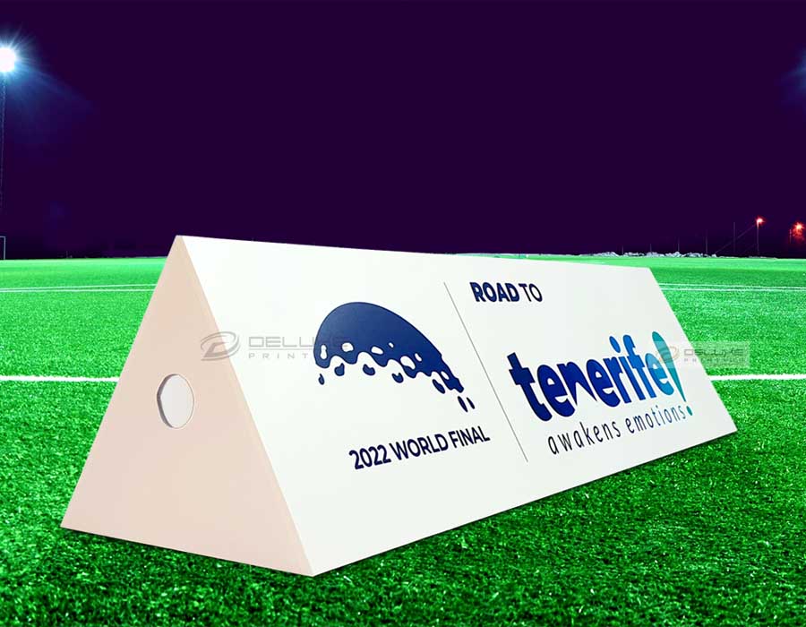 Toblerone A frame printing in Dubai, Sandwich board sign, Aluminum A frame