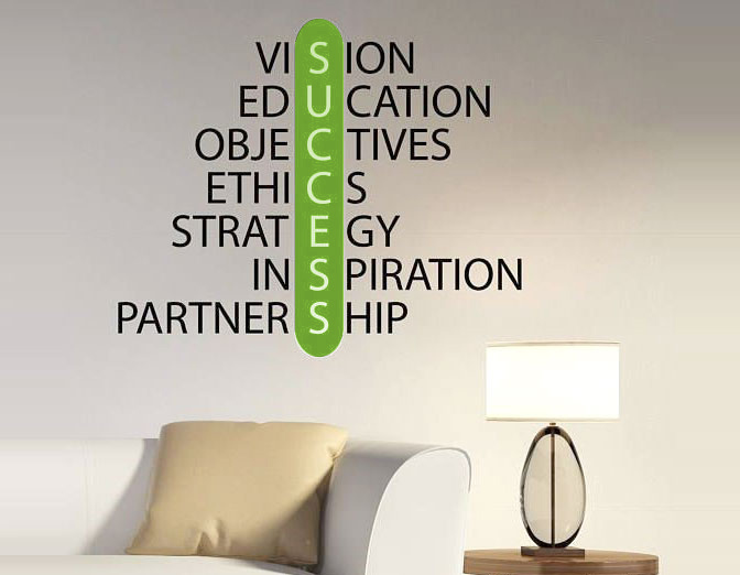 Custom Wall Vinyl Lettering & Quotes in Dubai