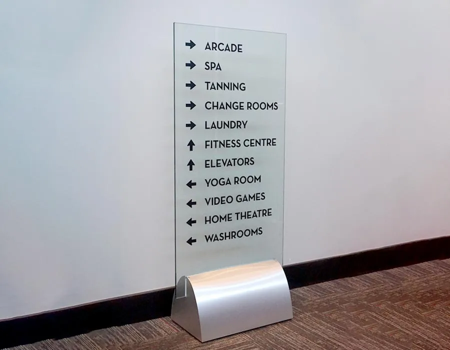 Wayfinding Signage in Dubai | Custom Self Standing Signs