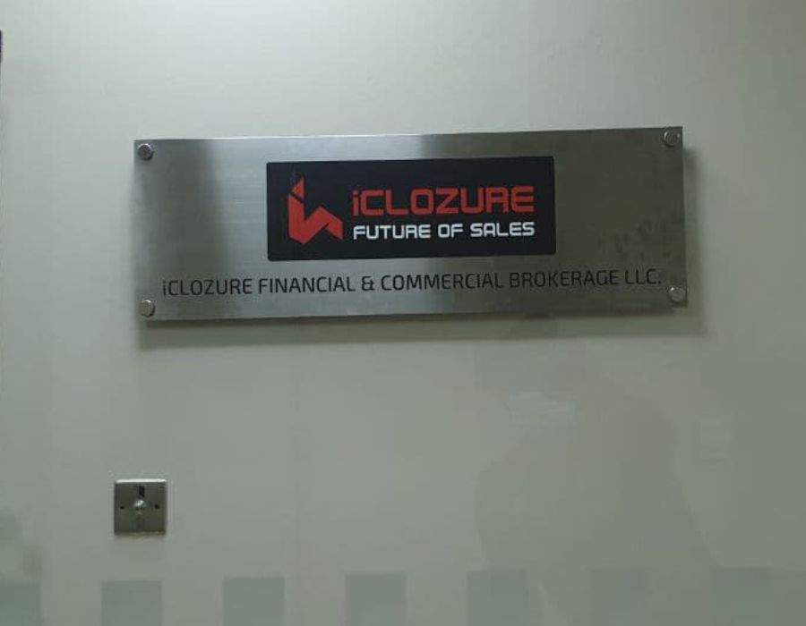 Metal Name Plates in Dubai, UAE | Deluxe Printing